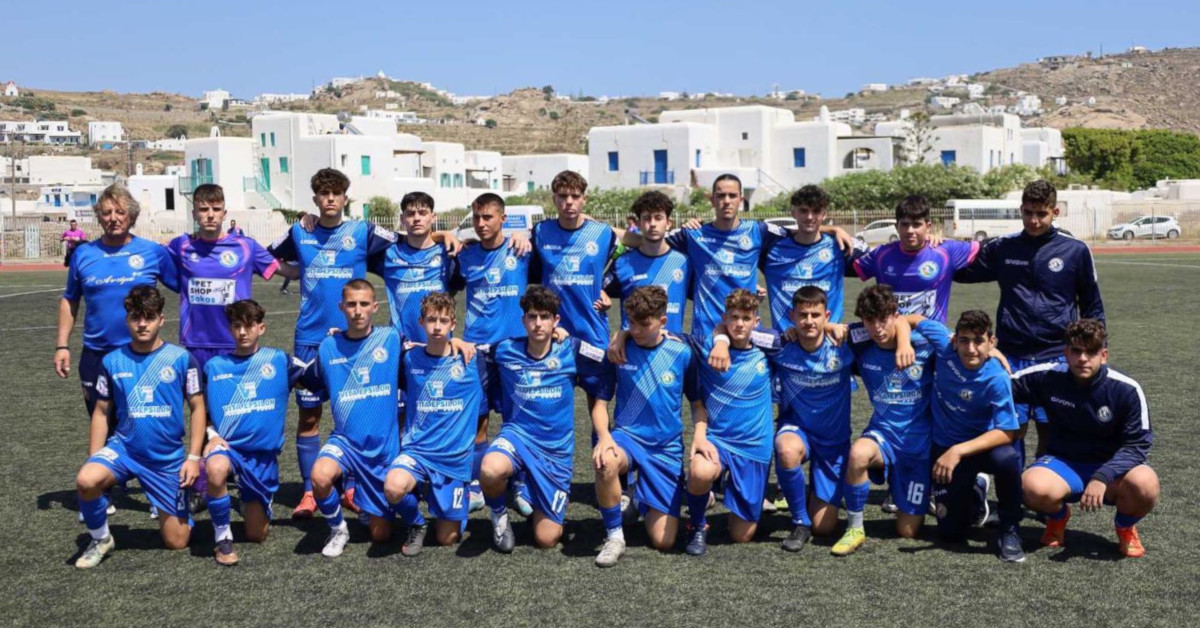 Τέταρτη θέση στο πρωτάθλημα Κυκλάδων για την ομάδα Κ16 του Πανθηραϊκού ...
